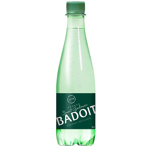 Eau minérale naturelle gazeuse Badoit 50 cl Verre