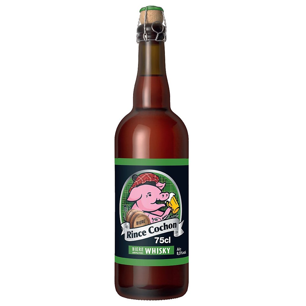 Rince Cochon aromatisée au whisky 8.5° 75 cl