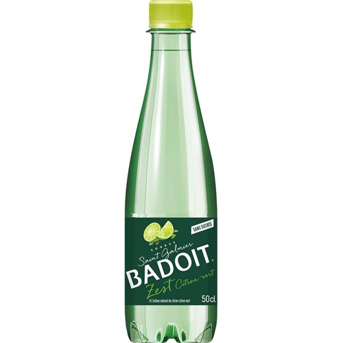Eau minérale naturelle gazeuse Badoit 50 cl Verre