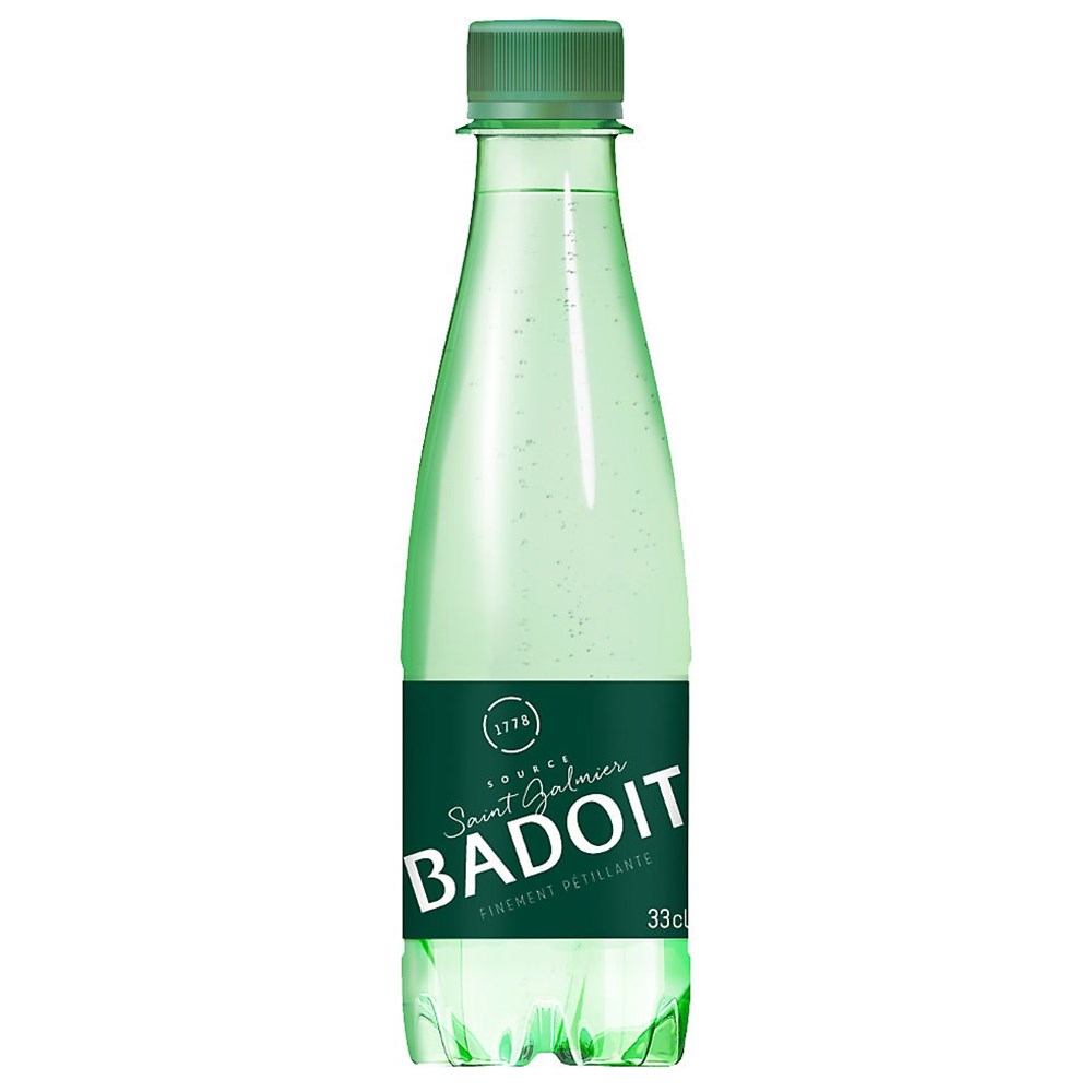 Natural mineral water fizzy Badoit 33 cl